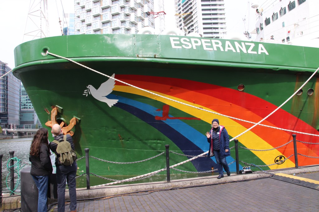 A Symbol of Hope: Visiting Greenpeace’s MV Esperanza – Turbulent Isles